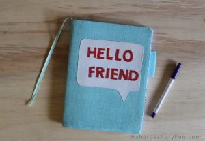 DIY...Make A Journal Cover | Haberdashery Fun