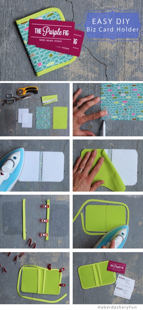 DIY.. Easy Business Card Holder | Haberdashery Fun